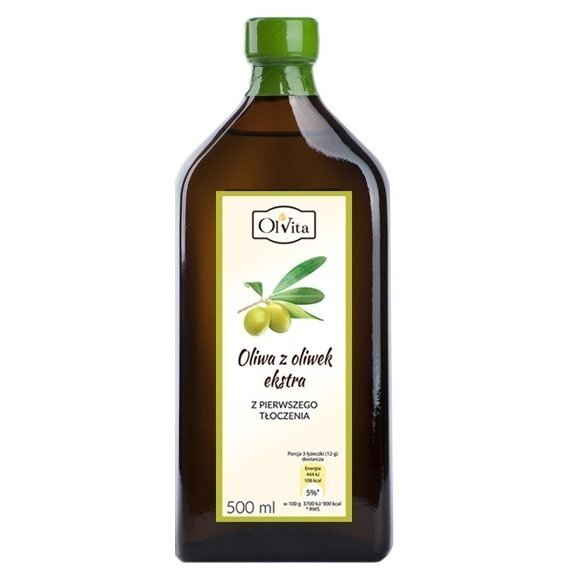 Oliwa z oliwek 500 ml Olvita cena 30,29zł - Sklep AleEko.pl